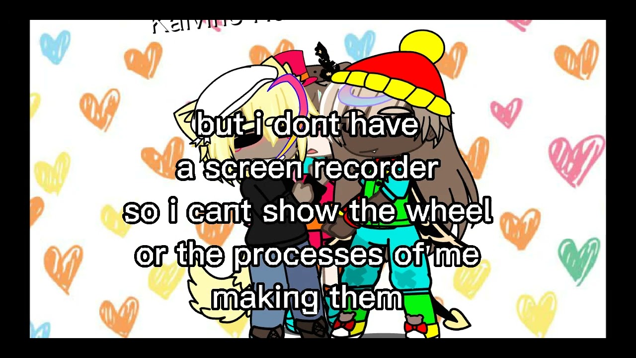 Random wheel charecters 💞/poly/bl/read description - YouTube