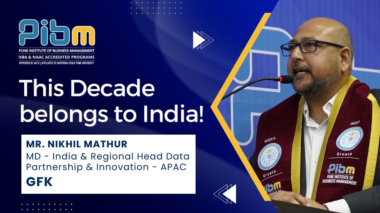 Mr. Nikhil Mathur - Corporate Guest at 13th Convocation Ceremony ...