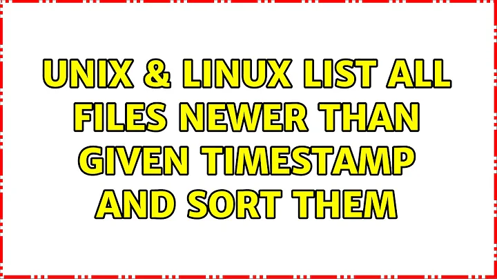 Solved List All Files Newer Than Given Timestamp And 9to5Answer solved-list-all-files-newer-than-given-timestamp-and-9to5answer