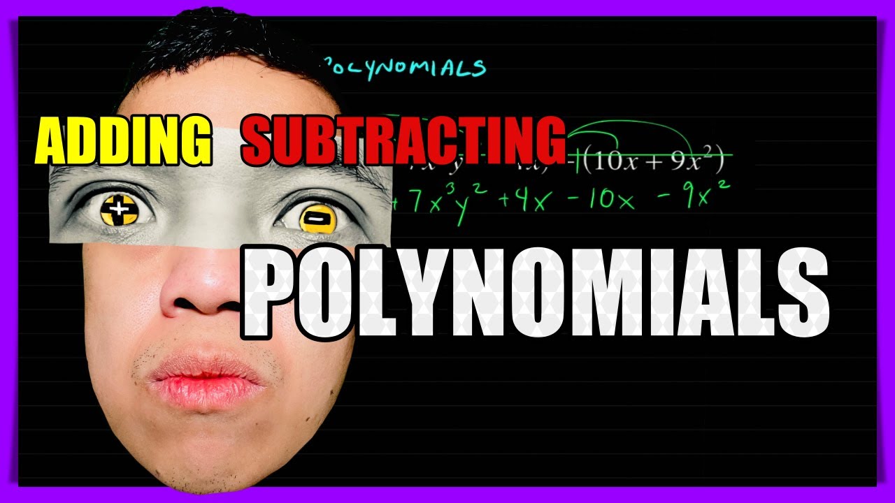 How To Add And Subtract Polynomials YouTube How To Add And Subtract Polynomials YouTube