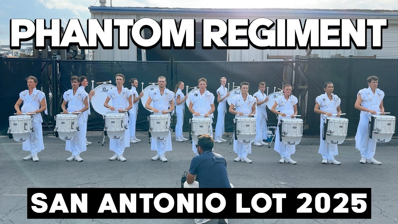 Phantom Regiment Drumline 2025 (DCI - San Antonio) - YouTube