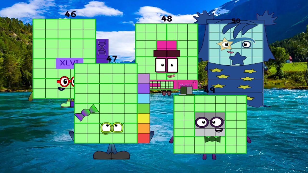 Alternative Numberblocks Band 10 remix nice team - YouTube