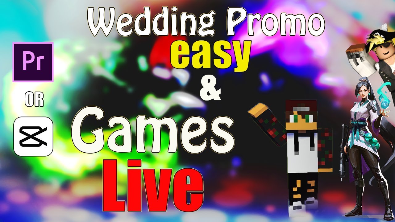 Making a wedding promo live with games Part 2 - YouTube