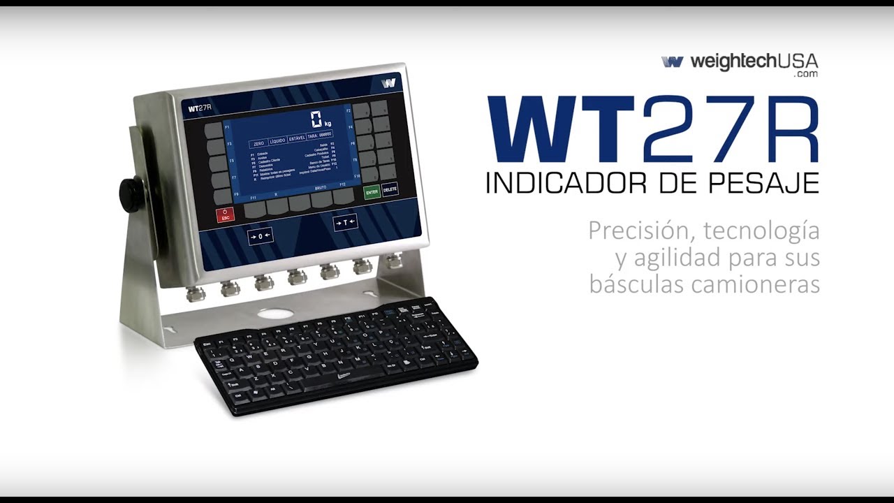 Indicador de Pesaje WT27R - YouTube