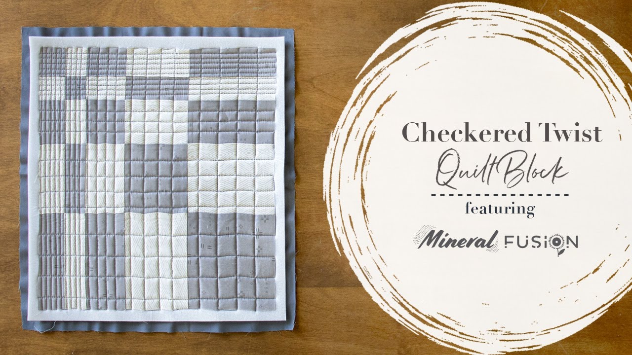 EASY Quilt Block Tutorial | How to Sew the Checkered Twist Block - YouTube