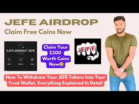 How To Claim JEFE Tokens 🤑 Free Airdrop | How To Connect Trust Wallet ...