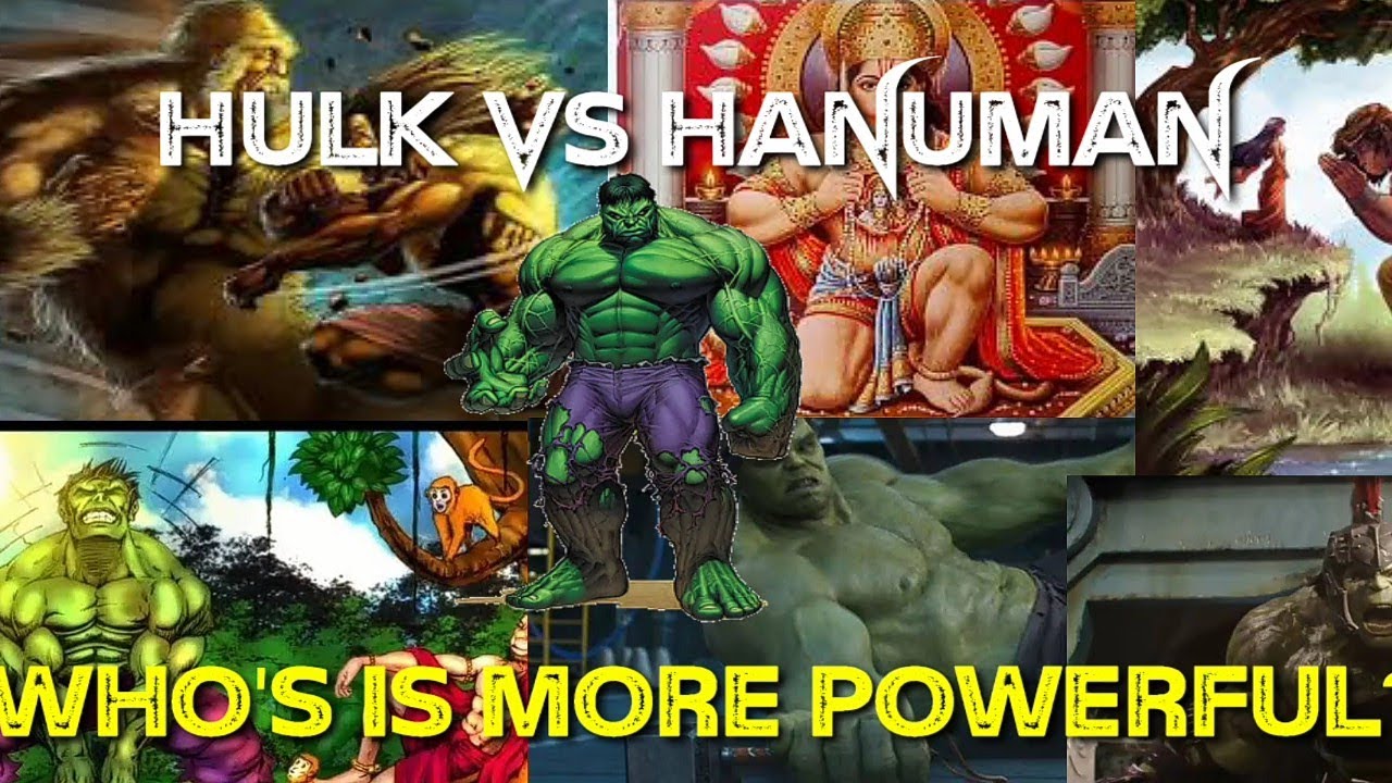 HULK VS HANUMAN war who is more powerful | comic vs Indian epic story ...