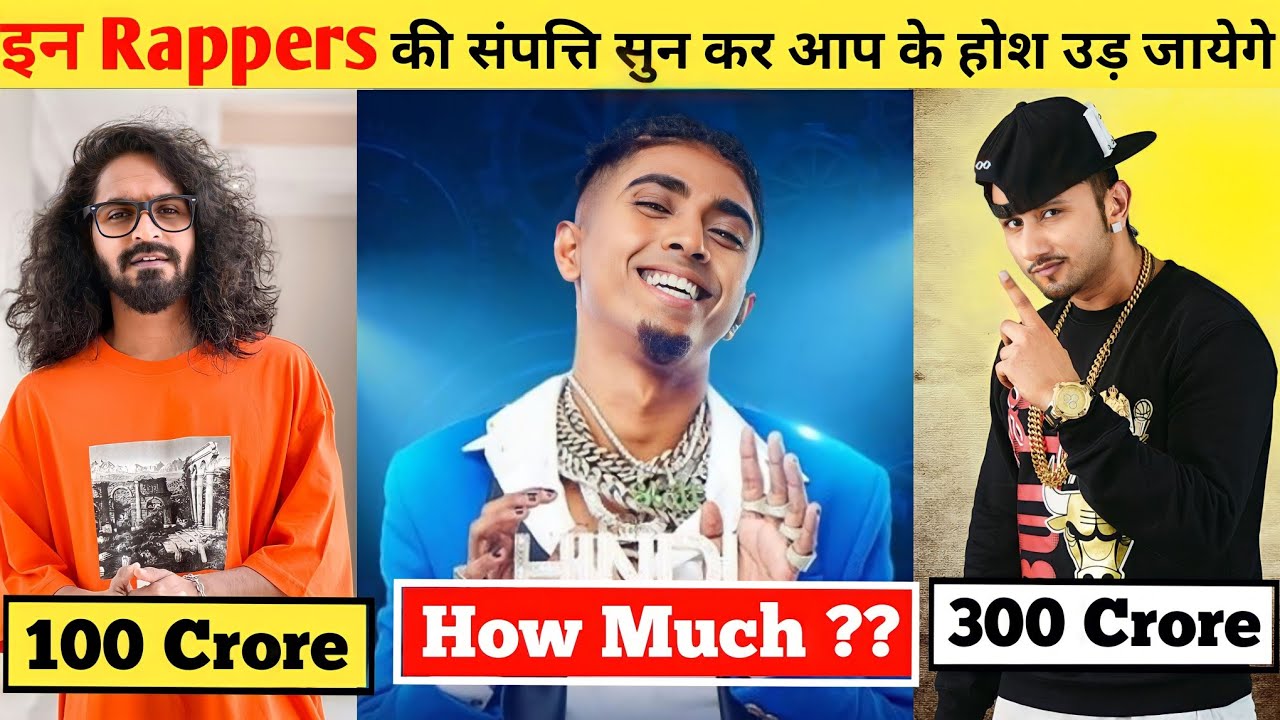10 Richest Rappers In India 2023 | Yo Yo Honey Singh, MC Stan, Emiway ...