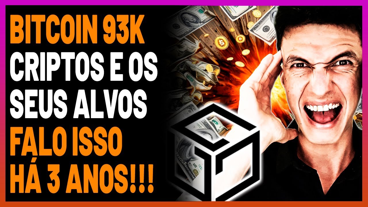BITCOIN 93K VALE A PENA INVESTIR AGORA?? CRIPTOS SOBEM JUNTO?💸 - YouTube