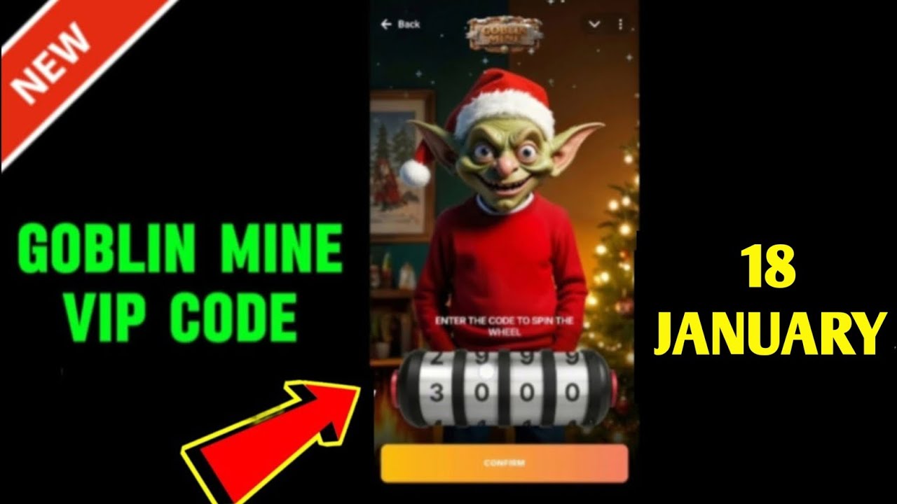 18 January Goblin Mine Game Code | Goblin Mine Game gift bags Code ...
