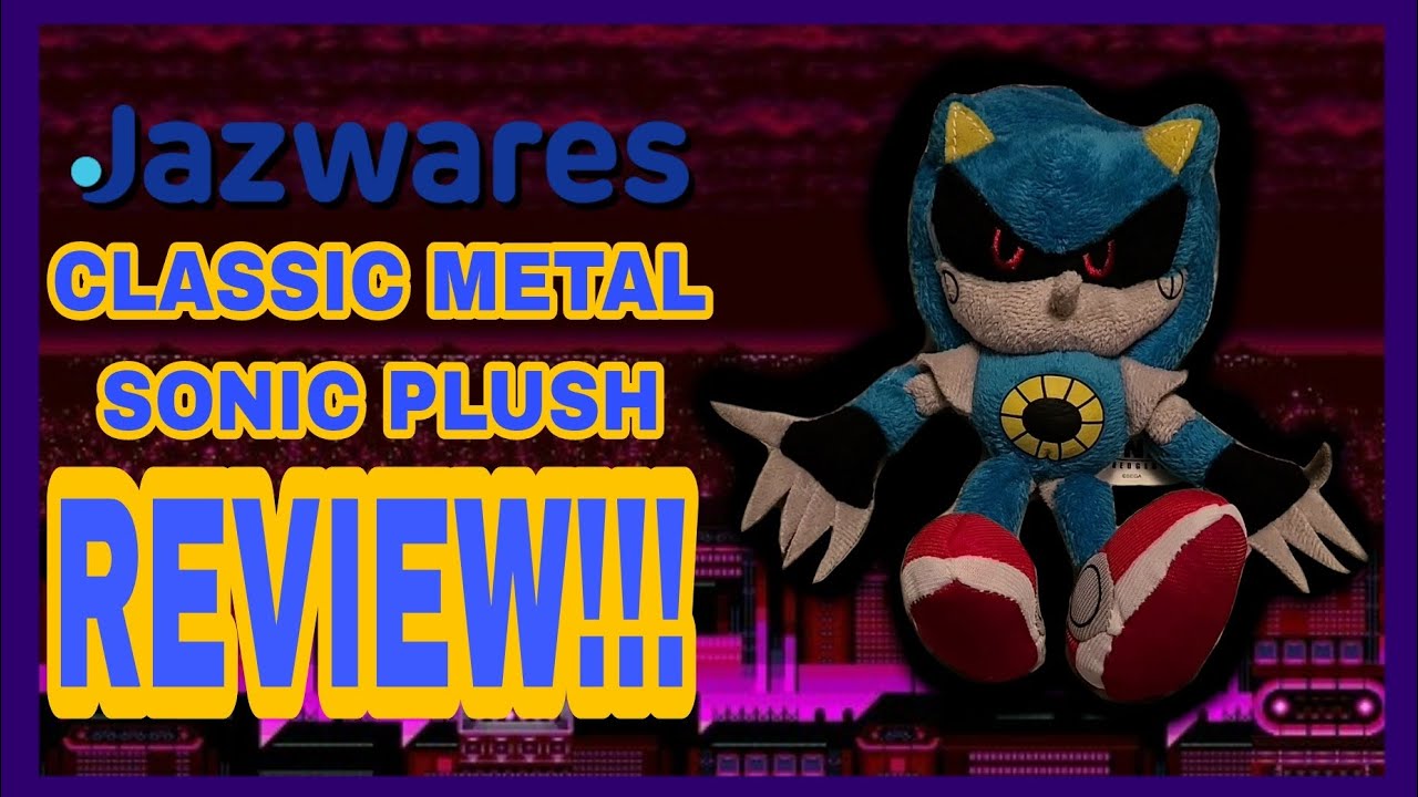 Jazwares Classic Metal Sonic plush REVIEW!!! - YouTube