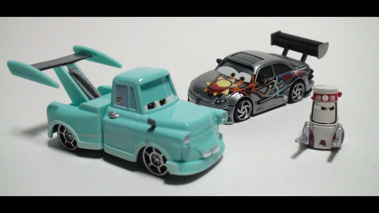 Disney Pixar Cars Tokyo Mater 3 Pack Set Walmart Exclusive by Mattel ...