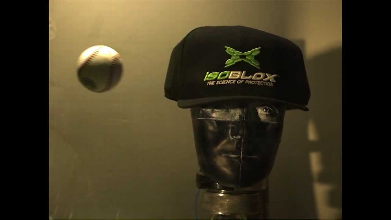 MLB Impact Testing Side View and Temple of isoBLOX Protective ...