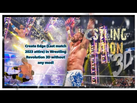 How to make Edge (Latest 2023 last match) attire | Edge caw in wr3d ...