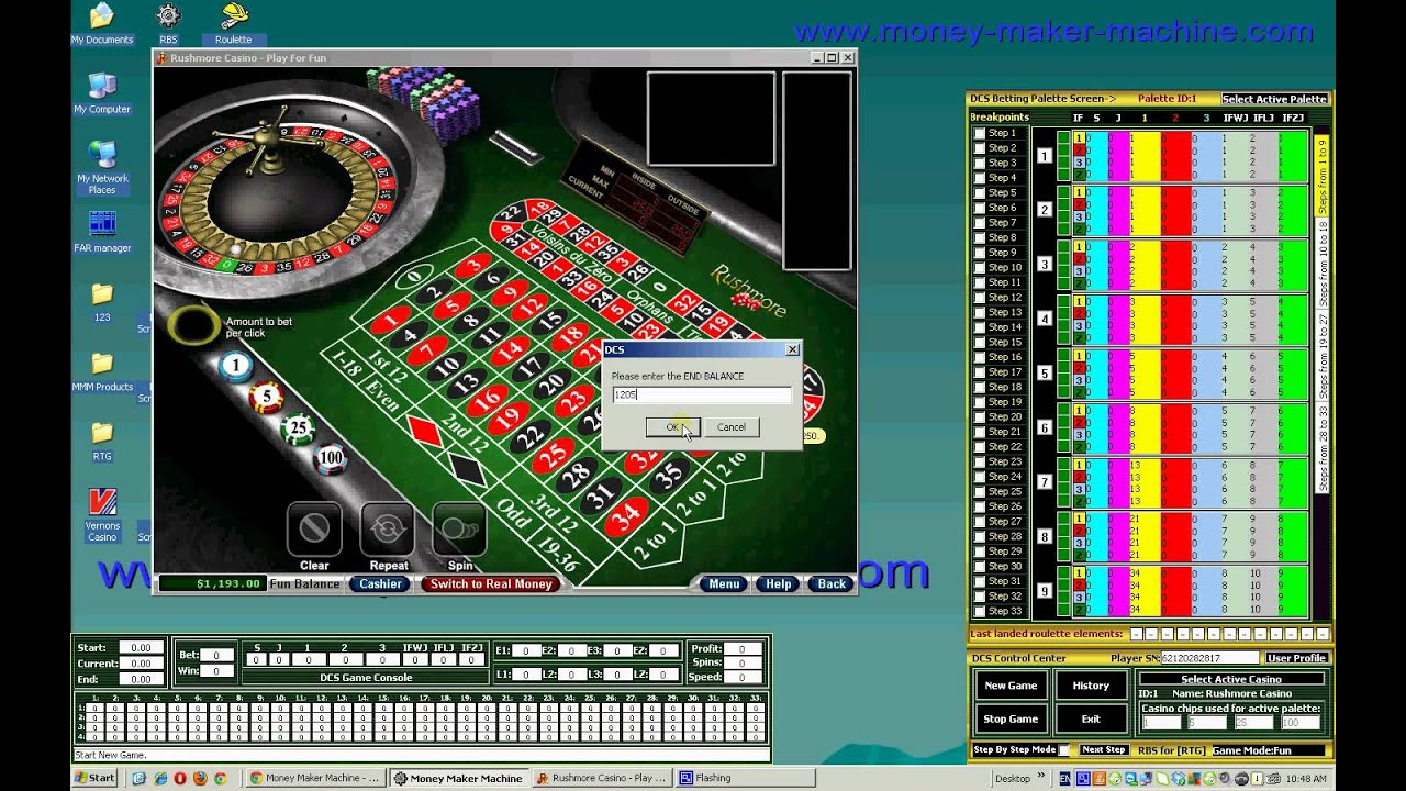 How to play at European Roulette in RTG casinos with DCS - YouTube