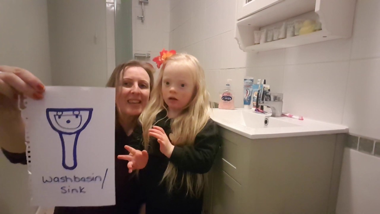 Makaton for 'Wash Basin / Sink' - YouTube