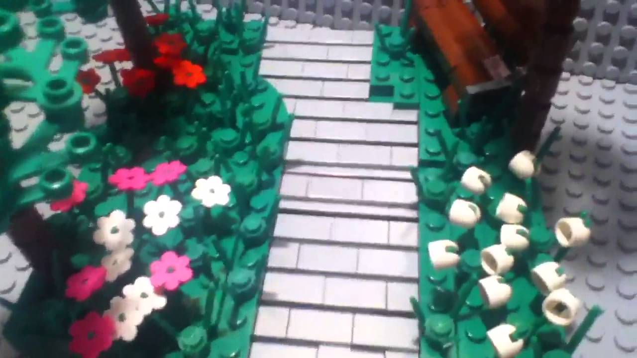A Bench in the Park - A Lego MOC by LegoIsFun1 - YouTube