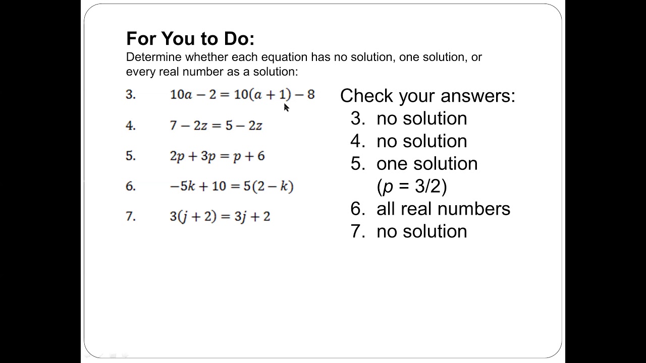 CME Project Integrated Math I Lesson 2.12 + 2.13 - YouTube