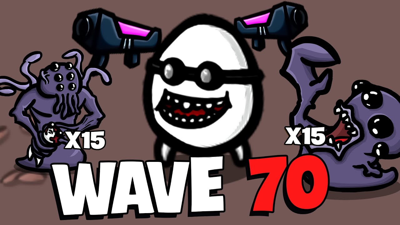 (Brotato) HỦY DIỆT WAVE 70, sự trở lại của mod hòm cầu vòng Rainbow ...