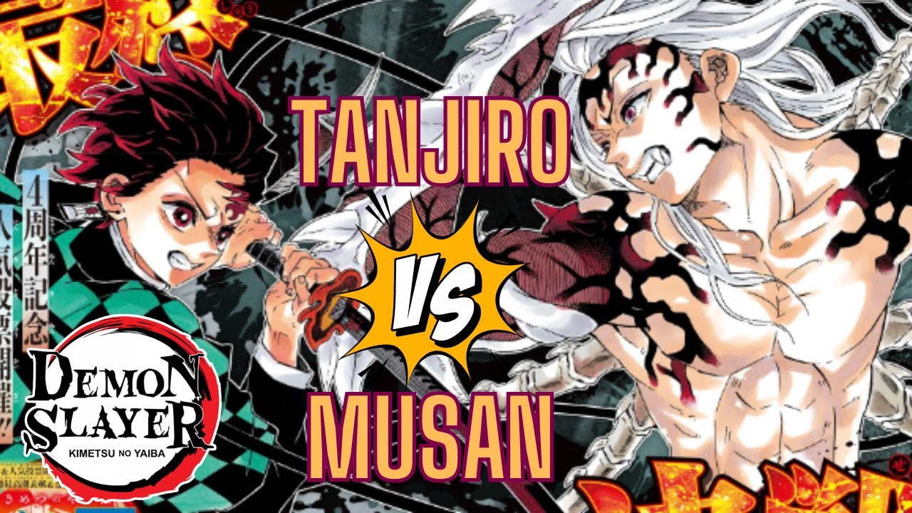 TANJIRO VS MUSAN - Demon Slayer - Kimetsu no Yaiba - anime - YouTube