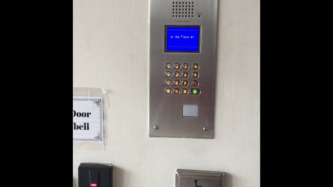 Call box entry system at The Flats - YouTube