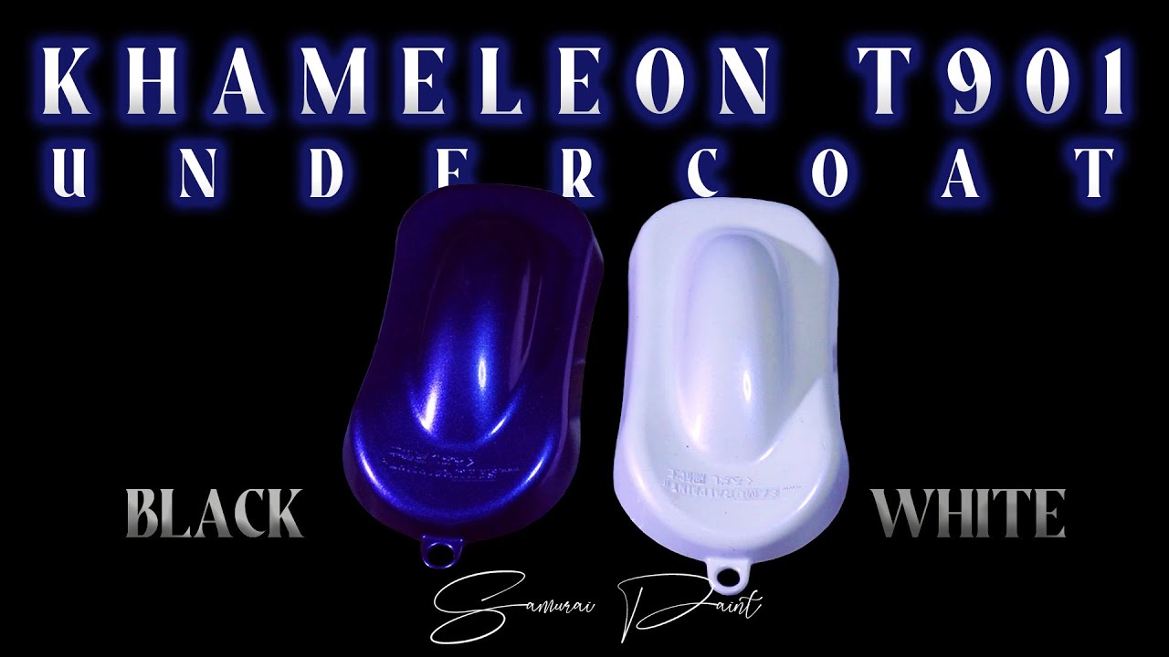 SAMURAI PAINT KHAMELEON T901 ON 2 DIFFERENT UNDERCOAT / BASECOAT - YouTube