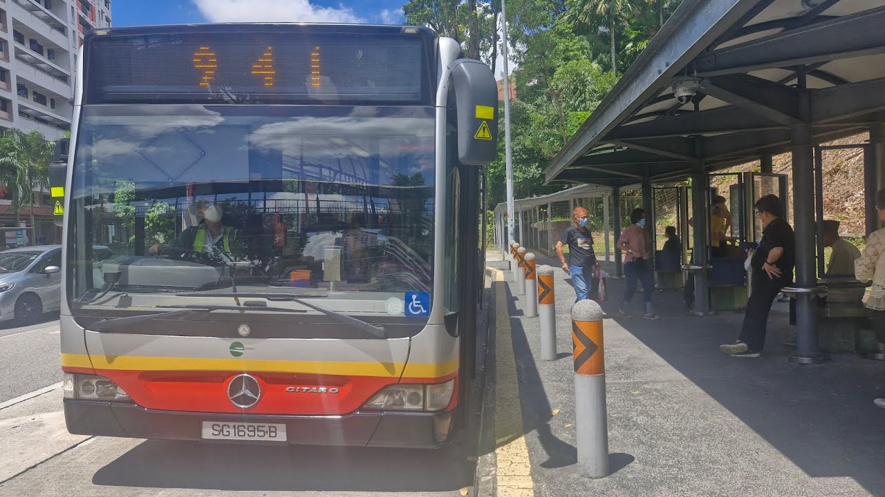 Tower Transit Bus Service 941 Merecedes Benz Citaro SG1695B - YouTube