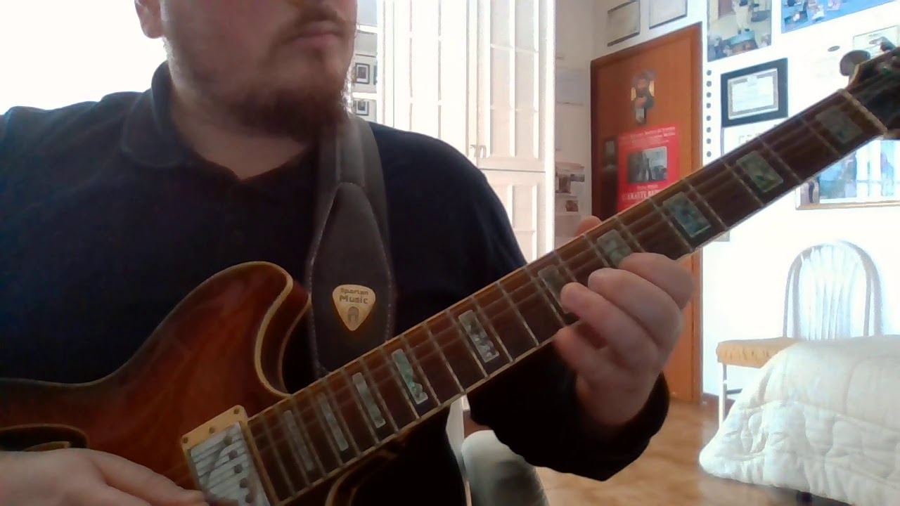 Scala Do# (Reb) maggiore armonica (belliniana) due ottave per CHITARRA ...