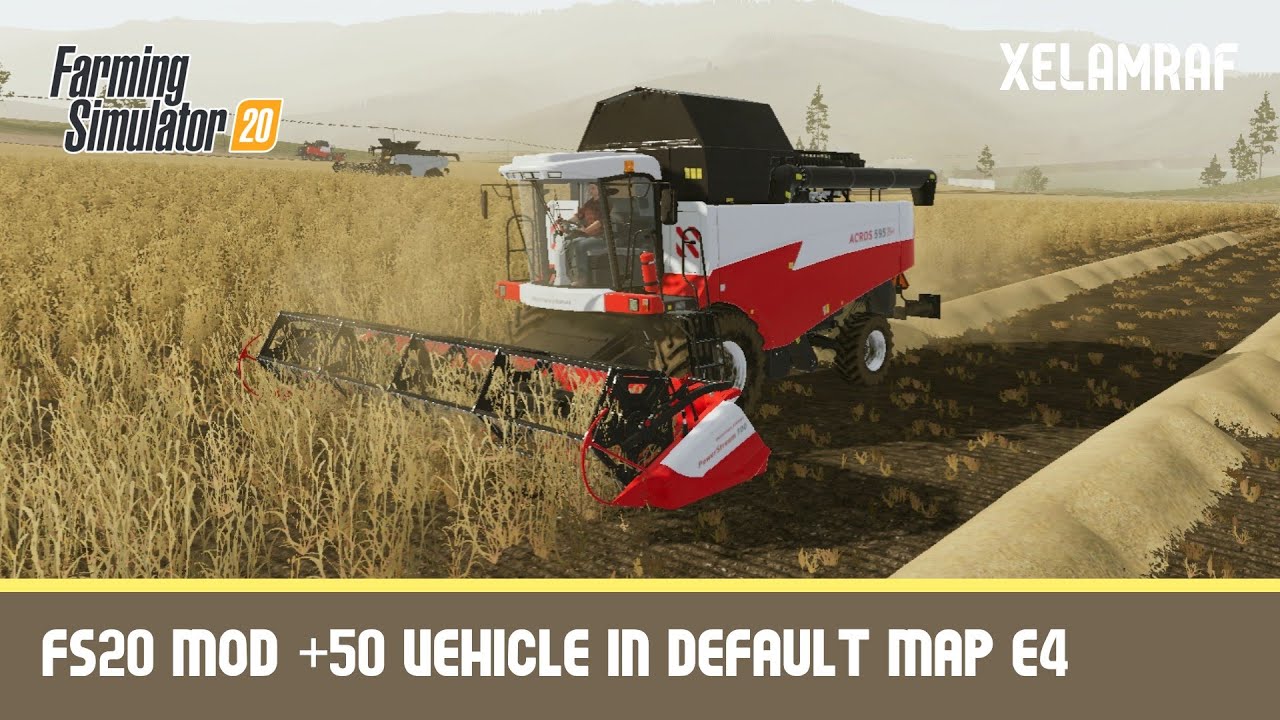Farming Simulator 20 Mod +50 Vehicles | Default Map | Fs20 | MEGA - YouTube
