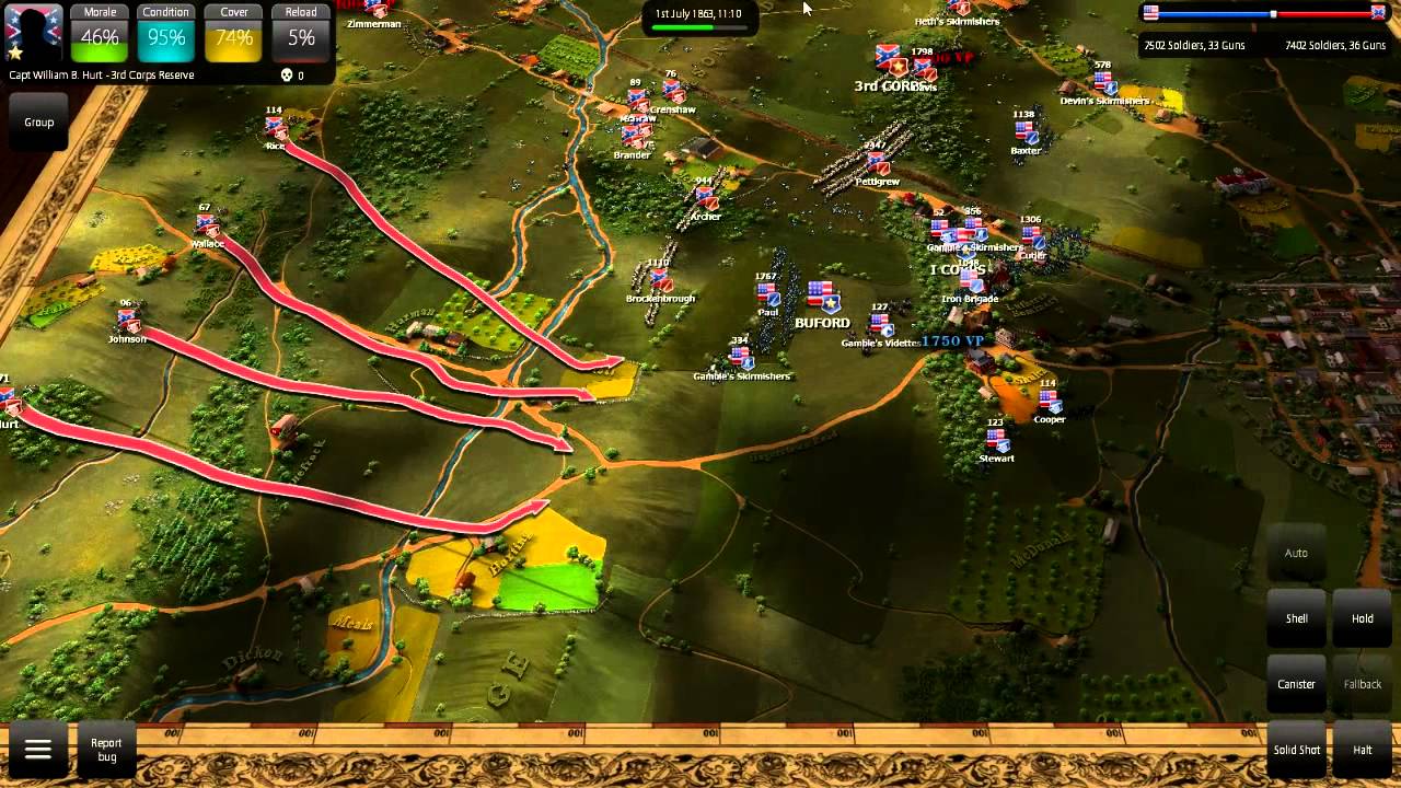 Ultimate General: Gettysburg - Multiplayer First Impressions - YouTube