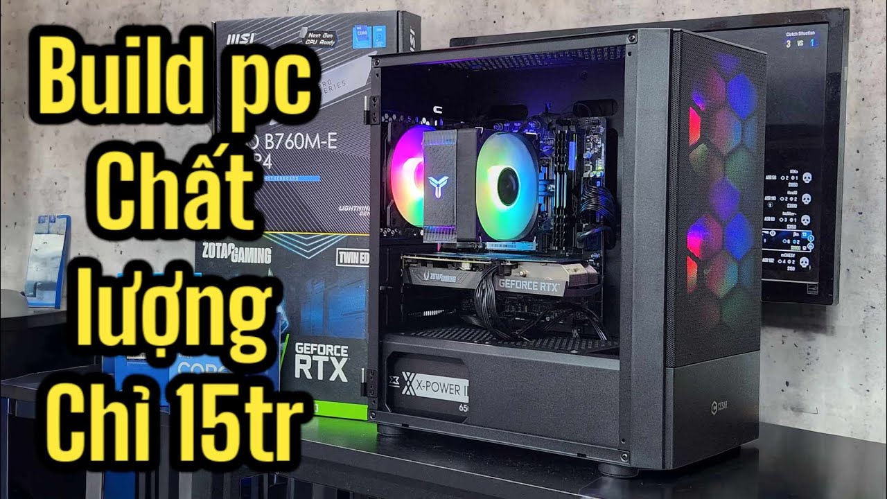 Build PC 15tr . Có ngay i5 12400f / RTX 3060 12G Tin dc không ? - YouTube