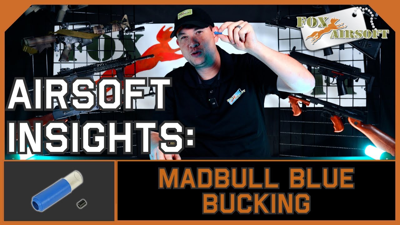 Madbull Blue 60 Degree Bucking | Fox Airsoft - YouTube