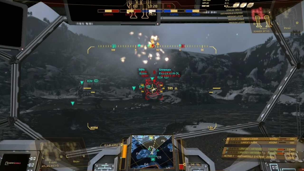 Mechwarrior Online [Open Beta] Tutorial - Wolfskins ProTips HUD - YouTube