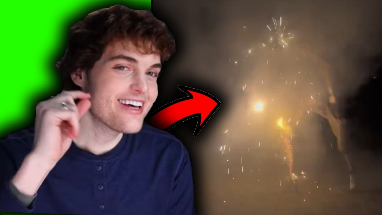 Dream Lighting Fireworks After Face Reveal... - YouTube
