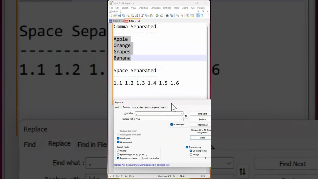 How To Find And Replace String With New Line YouTube How To Find And Replace String With New Line YouTube