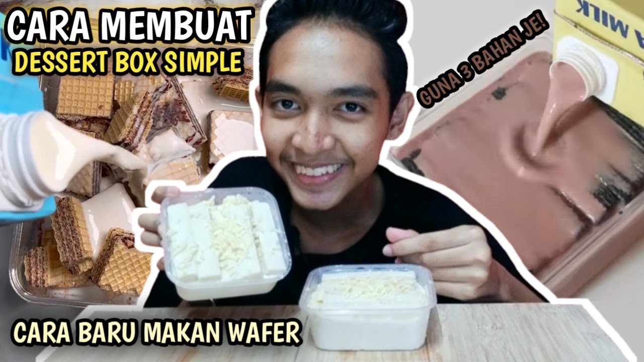 RESEPI DESSERT BOX WAFER CHEESE | Cara Baru Makan Wafer | Sedap & Mudah ...