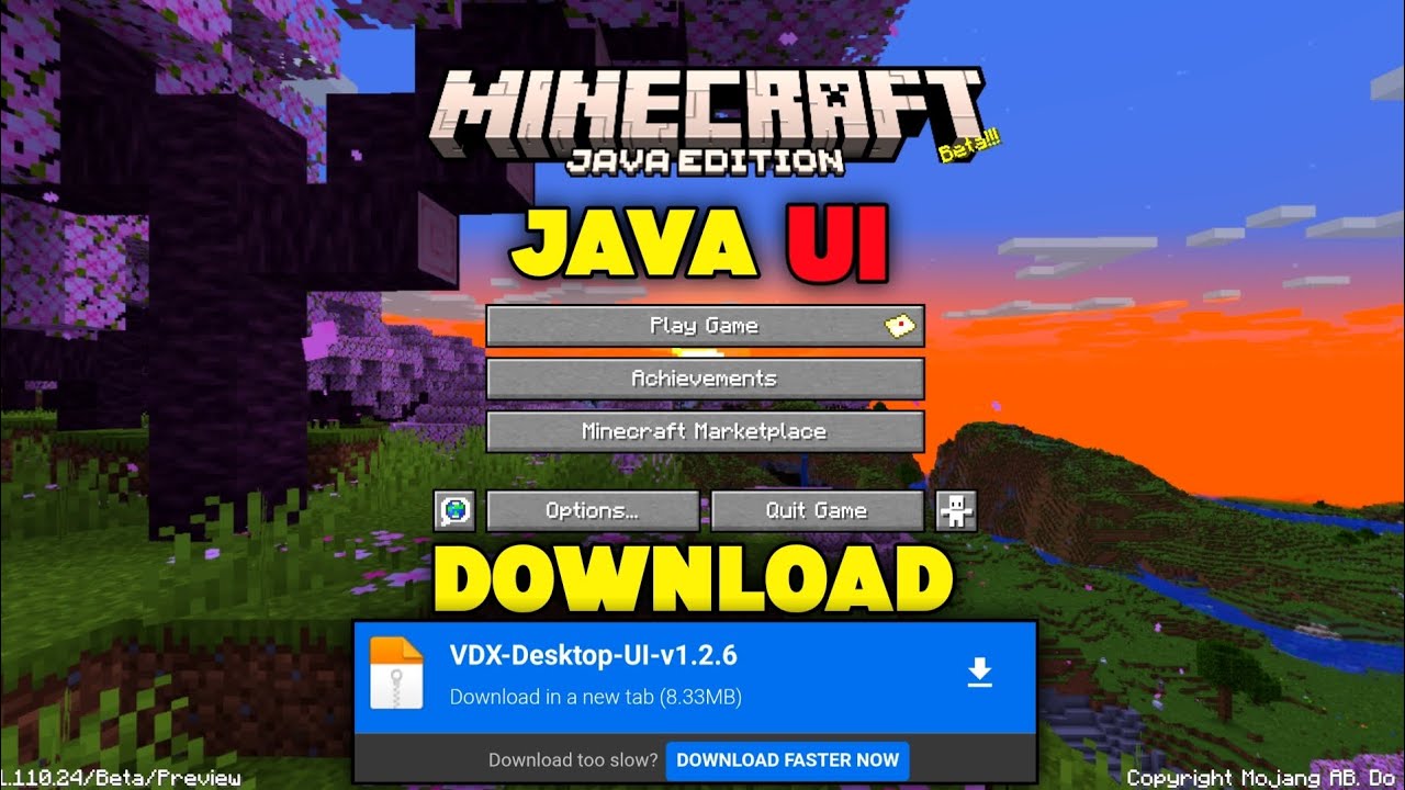 Minecraft PE Java UI Mod | Best Java Edition Interface for MCPE! [2025 ...