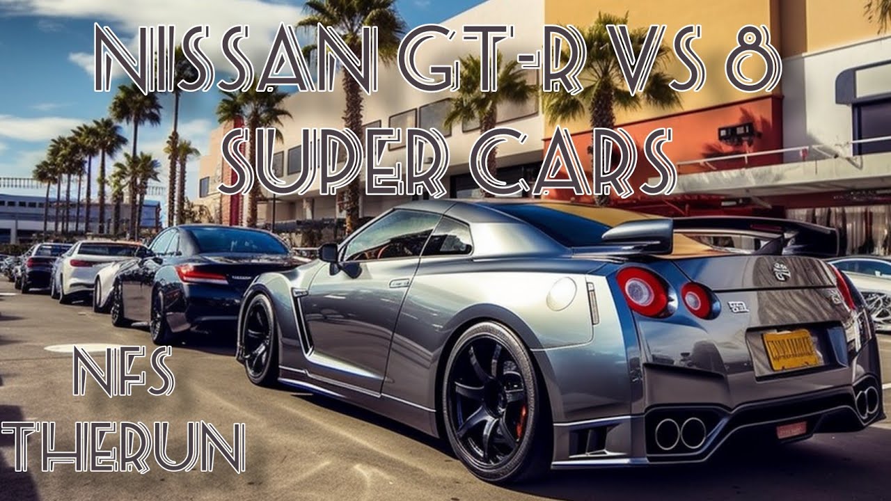 Nissan GT-R vs eight super cars/Epic Nissan GT-R racing - YouTube