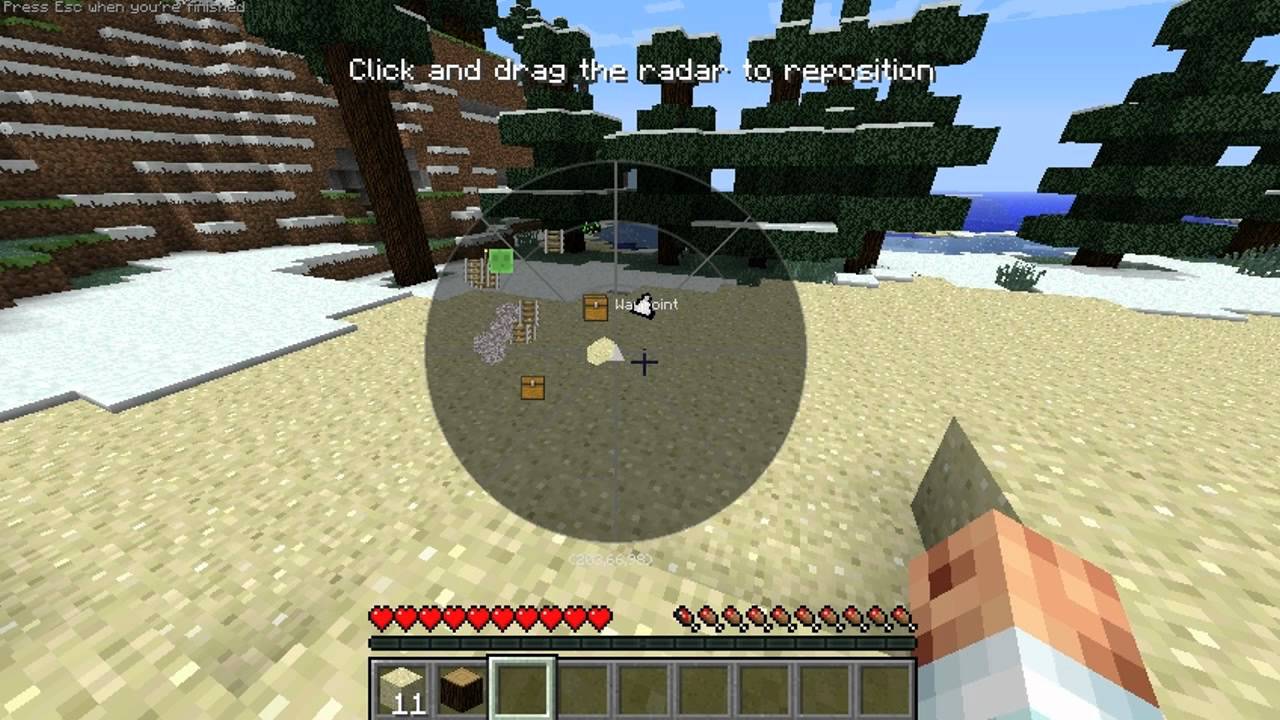 Minecraft Mod Review! EP.3(RadarBro Mod) - YouTube