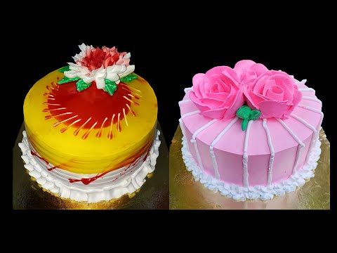 Cake Decoration Ideas||Homemade Birthday Cake