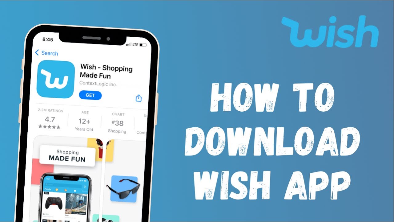 How to Download Wish App | Install Wish.com App - YouTube