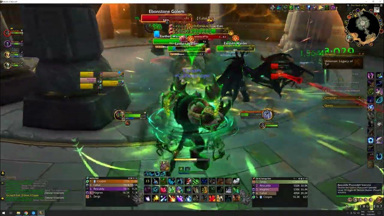 Uldaman: Legacy of Tyr Dragonflight Mythic 0 | Resto Druid Heal - YouTube