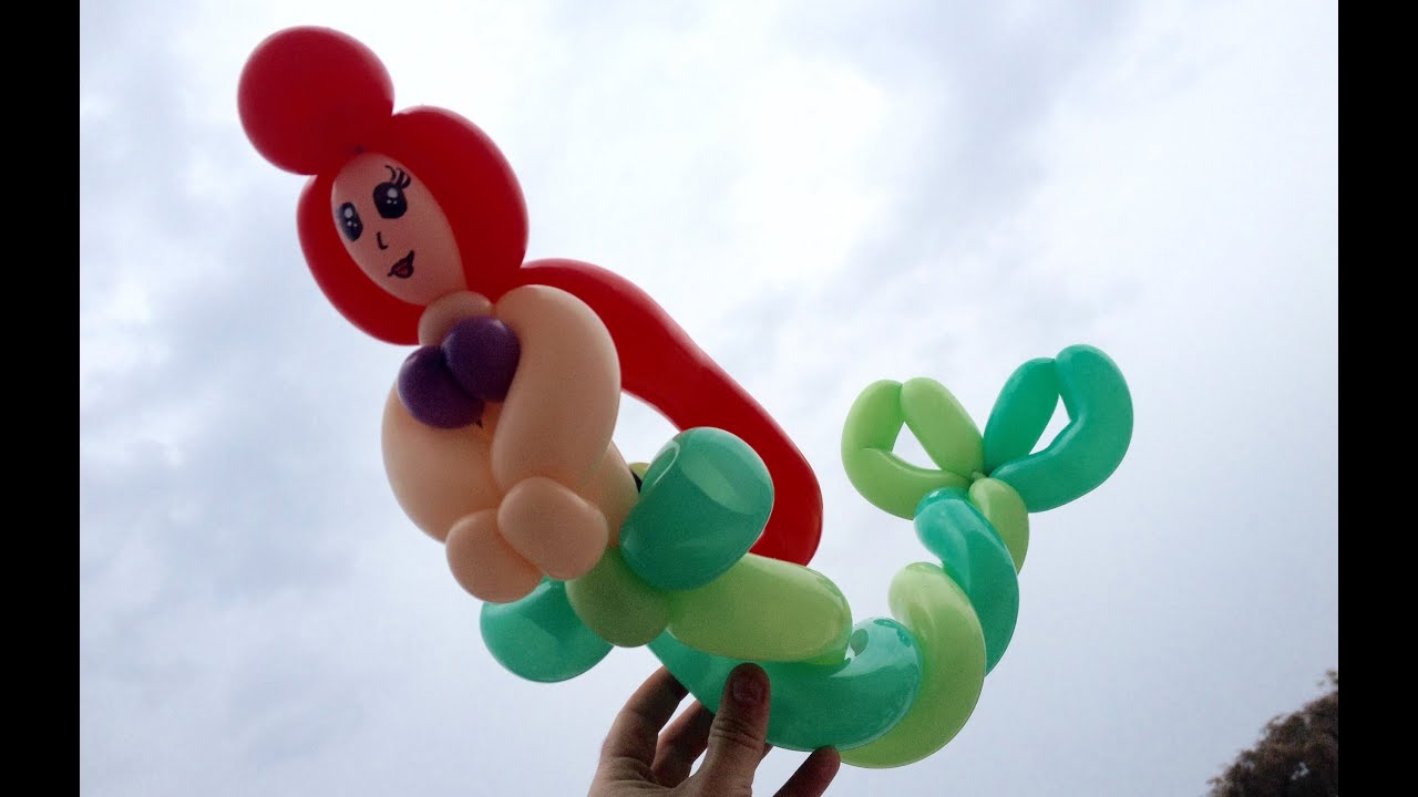 Deluxe Mermaid Balloon Twisting - YouTube