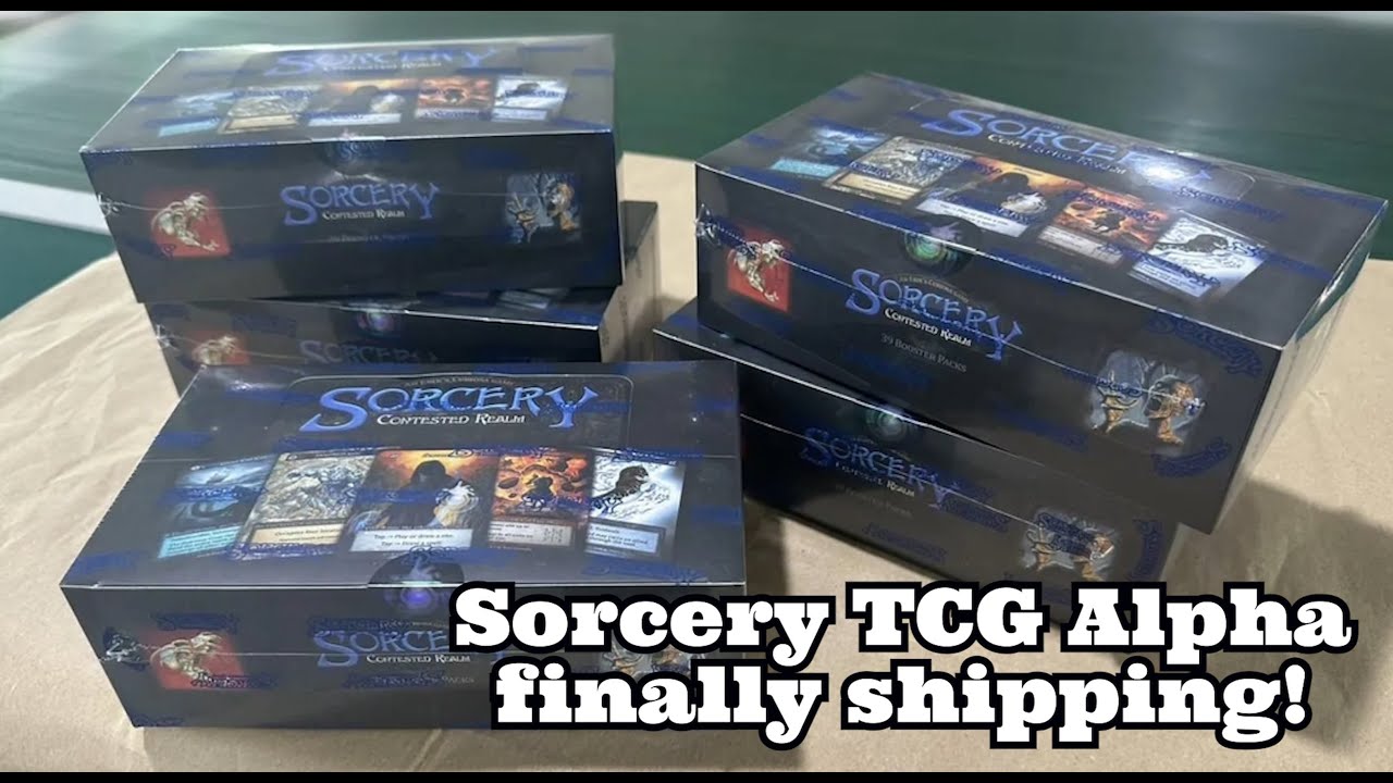 Sorcery TCG Kickstarter Alpha boxes finally shipping! Beta preorder ...