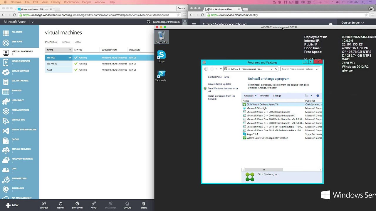 Citrix Workspace Cloud Setup on Microsoft Azure - YouTube