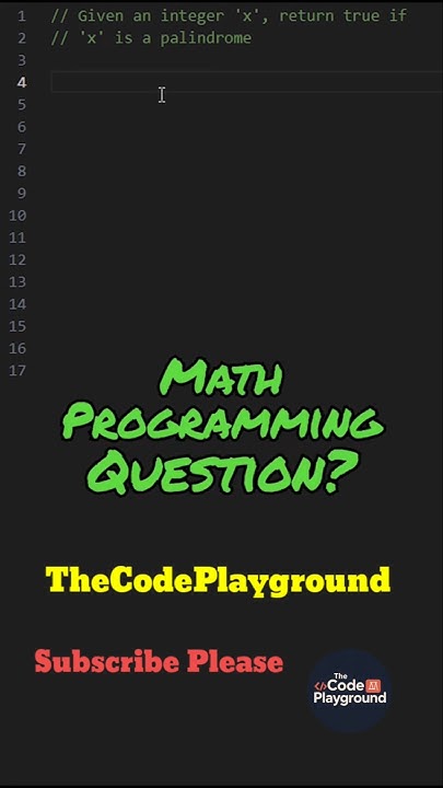 Is It a Palindrome Number? 🧠💡#coding #programming #short - YouTube
