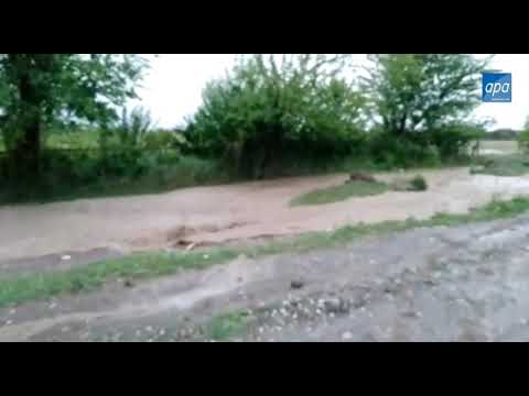 Güclü yağış nəticəsində Qarqar çayı daşıb