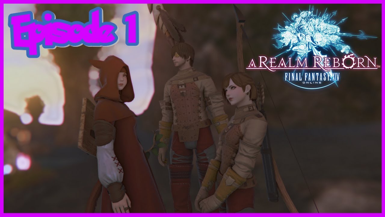 Final Fantasy XIV EP 1: Our First MMO Ever...Allegedly - YouTube