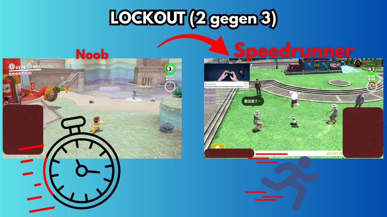 Mario Odyssey LOCKOUT gegen Profi SPEEDRUNNER?! (keine gute idee ...