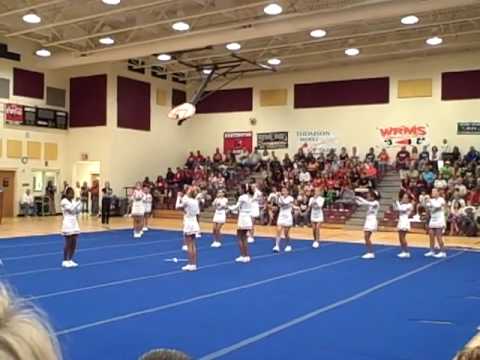 WRMS 7th Grade Cheerleading 10 3 09 - YouTube